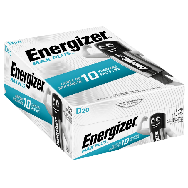 Energizer – Alkaline Max Plus D Per Stuk – American Base